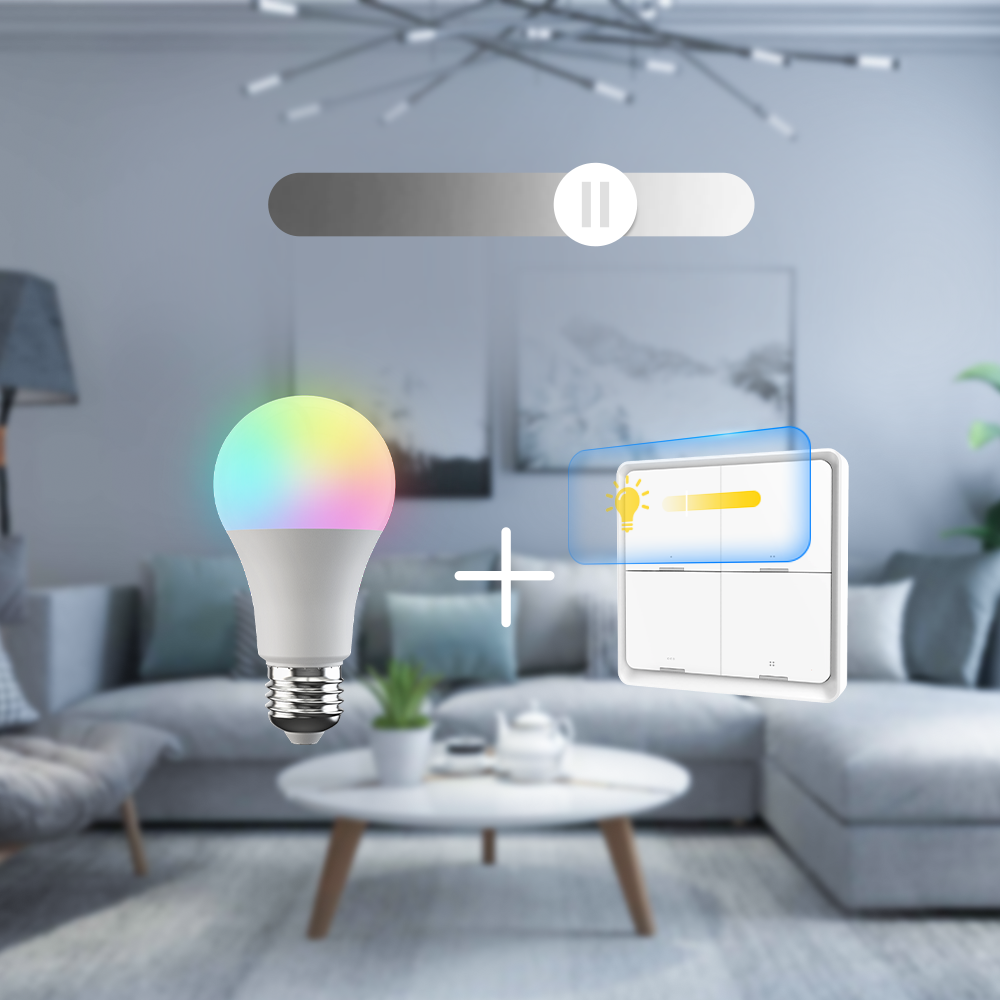 Home Automation Wireless Smart Button Scene Switch, Dimmer Function ...