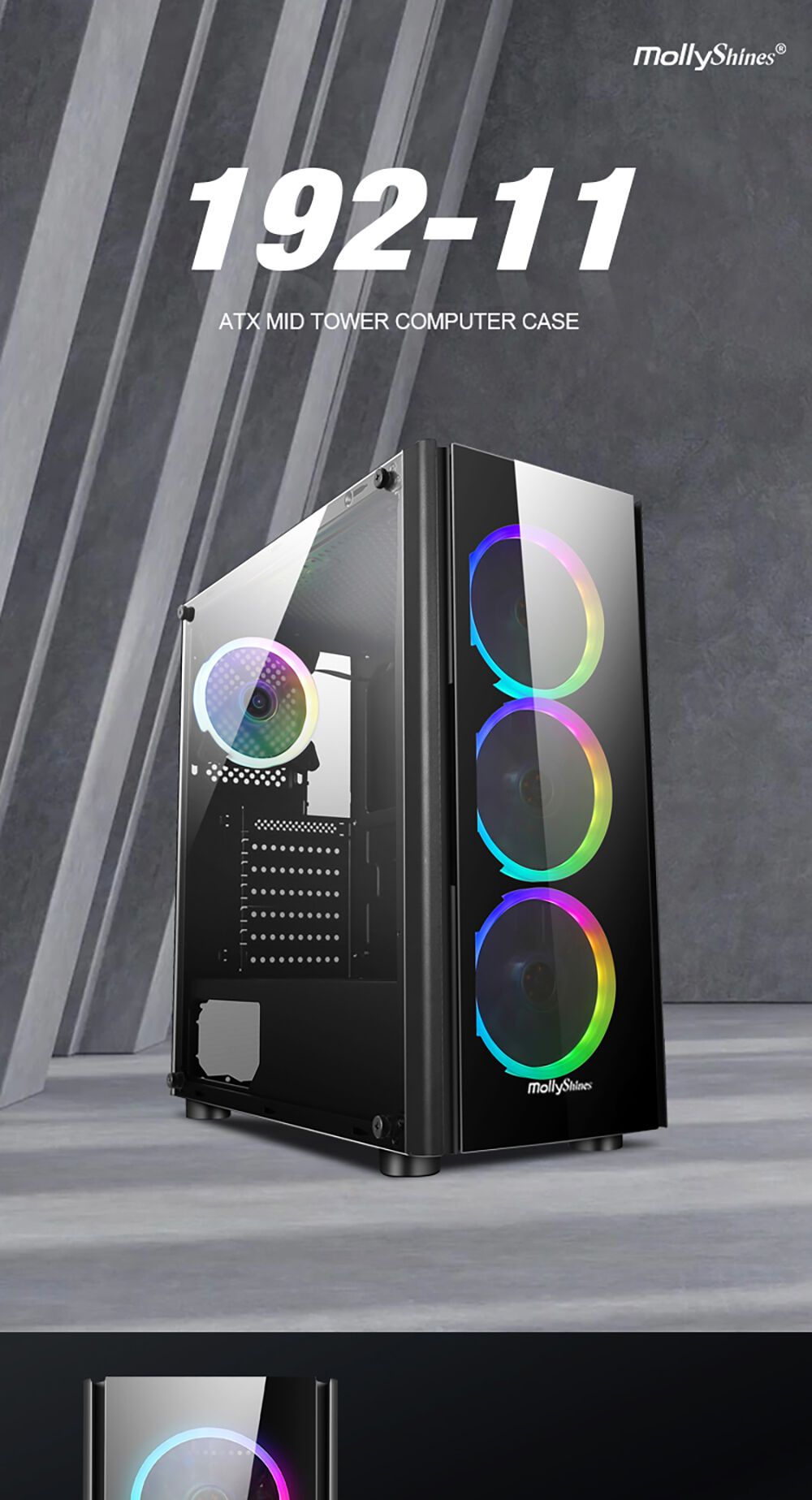 Factory New Style Pc Cabinet Gaming Atx Mid Tower Gamer Computer Case ...