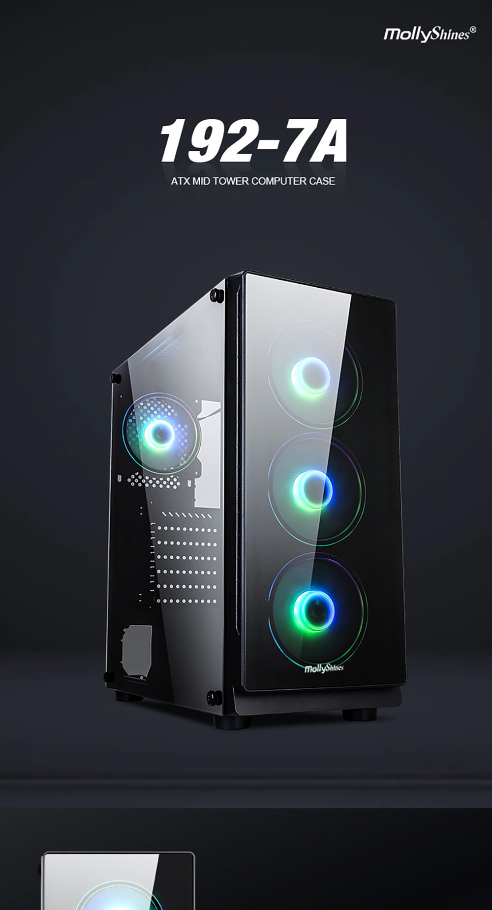Wholesale Tempered Glass Atx Tower Office Pc Case Desktop Computer Case ...