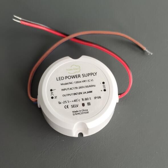 Constant Voltage 12v 24v 24w Mini Small Size Round Driver Led Driver ...
