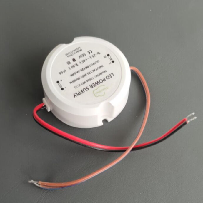 Constant Voltage 12v 24v 24w Mini Small Size Round Driver Led Driver ...