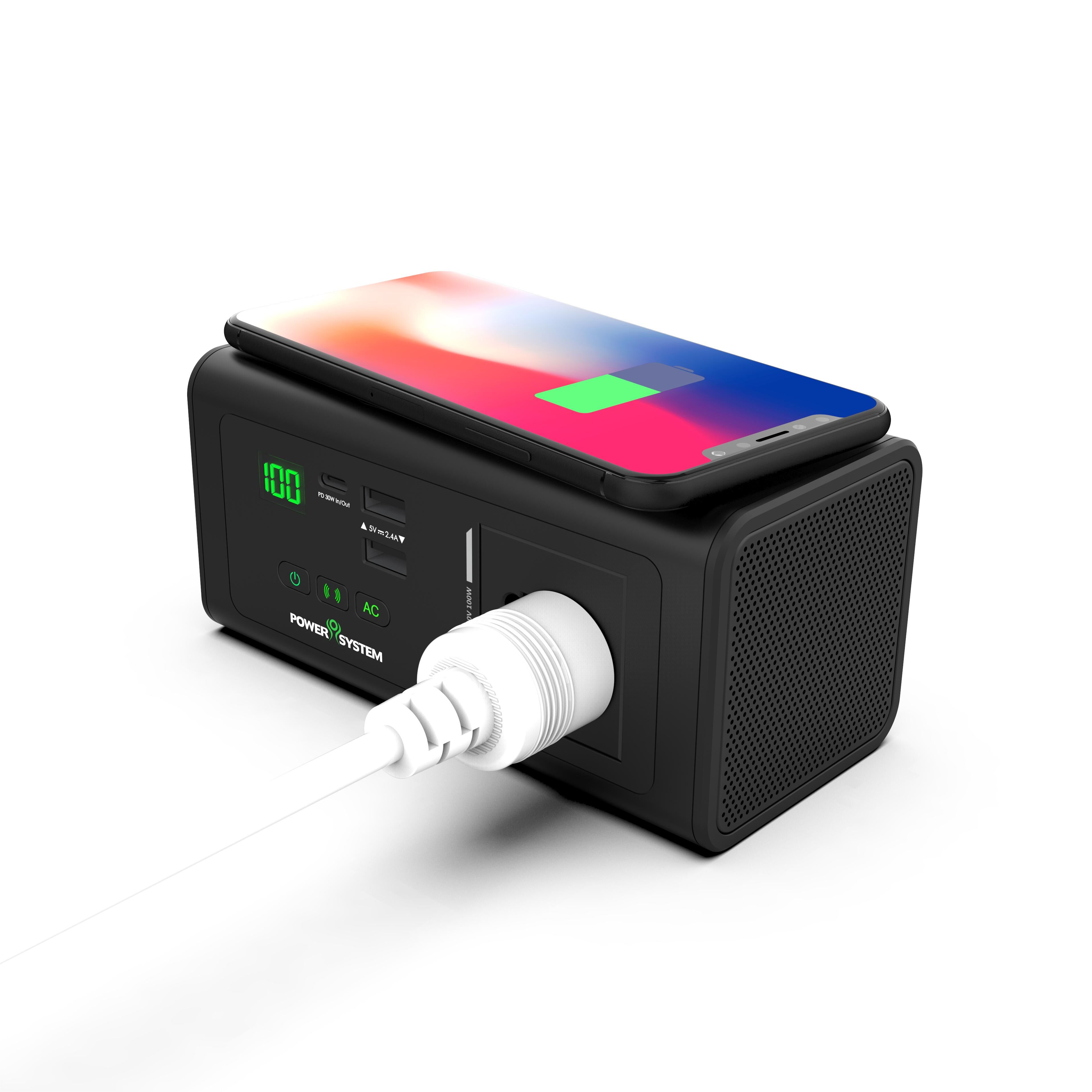 Hot Sale 25,600 Mah Ac 100w Power Station , Power Banks+ac Chargers ...