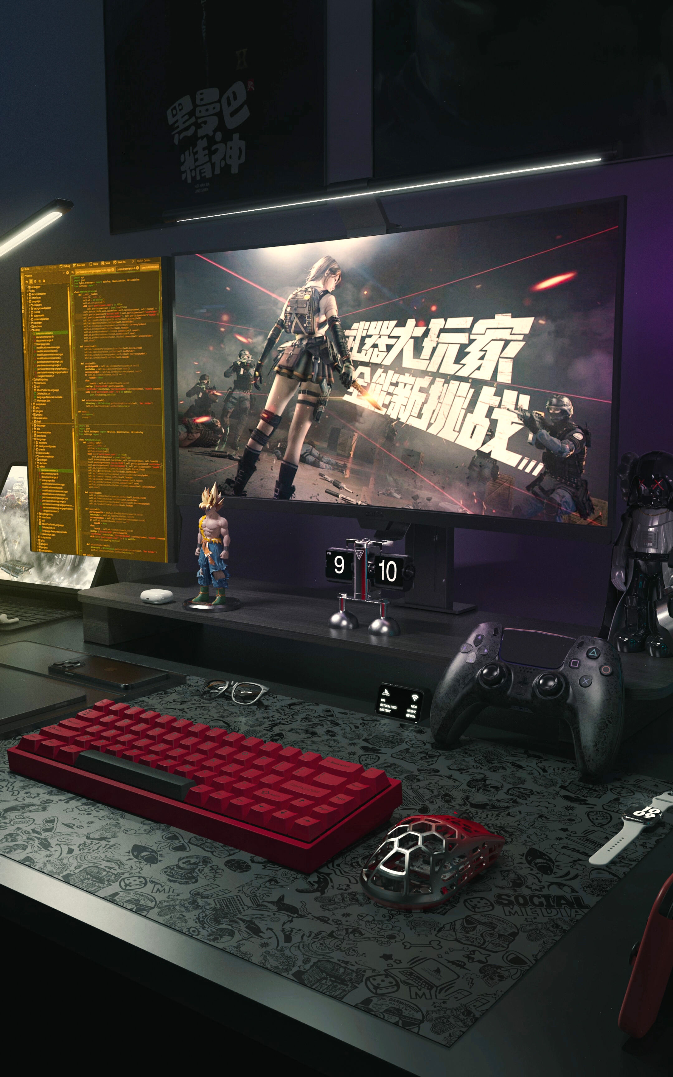 Darmoshark M2 Magnesium Alloy Lightweight Mouse Wired And Wireless ...