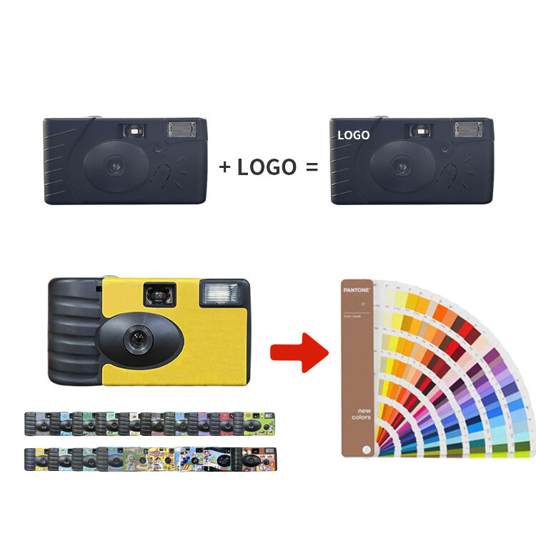 Wholesale Disposable Camera 35mm Film Digital Cute Cartoon Logo Printed ...