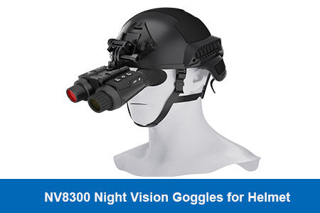 Nv8000 Helmet Mounted Night Vision Binoculars Head Dual Display 300 ...