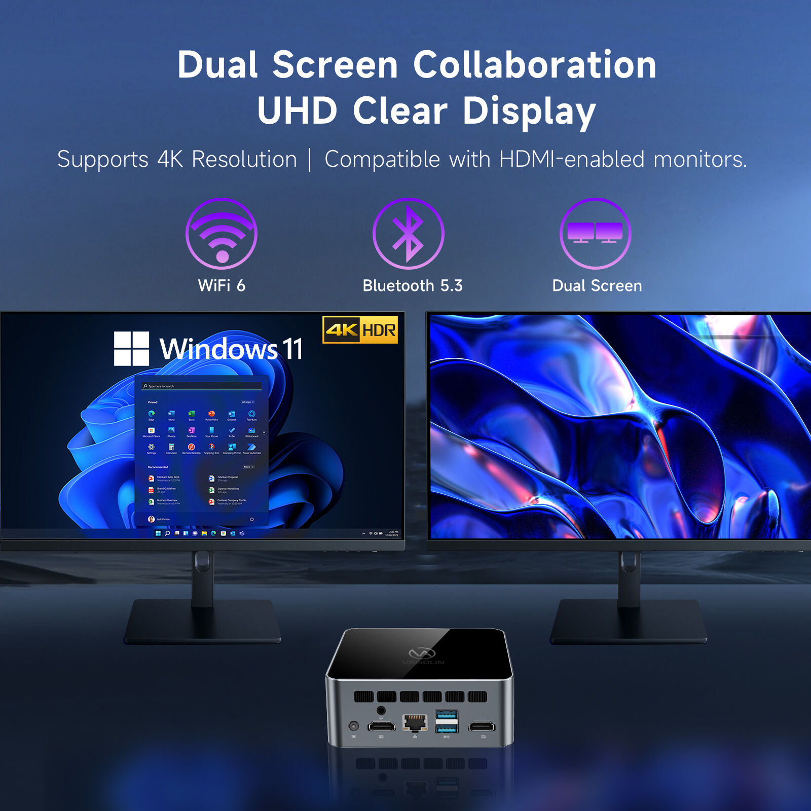 M2 N100 5g Wifi Support 16gb Ram 512gb Rom Windows 11 Mini Pc, Windows ...