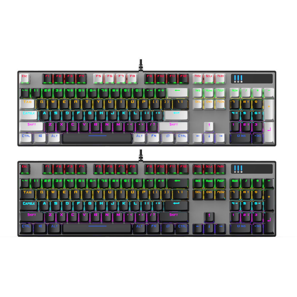 Bulk Buy China Wholesale Oem 104 Keys Wired Rainbow Mechanical Keyboard ...