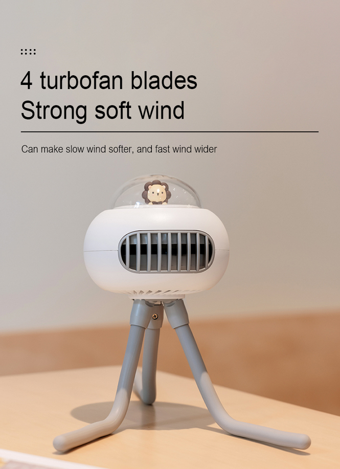 Oem Wholesale Ufo Stroller Fan F37-s 1200mah Portable Bladeless Usb ...