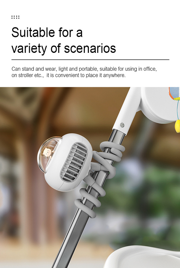 Oem Wholesale Ufo Stroller Fan F37-s 1200mah Portable Bladeless Usb ...