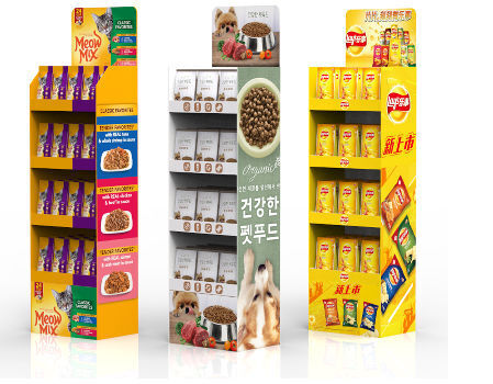 Pet Food Display Stand Dog Food Display Cat Food Floor Display Stand ...