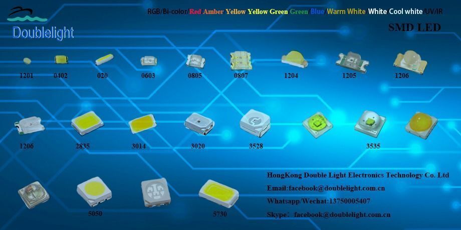 Smd 1010 Packing 0.62mm Height Full-color Chip Led Components, Smd 1010 ...