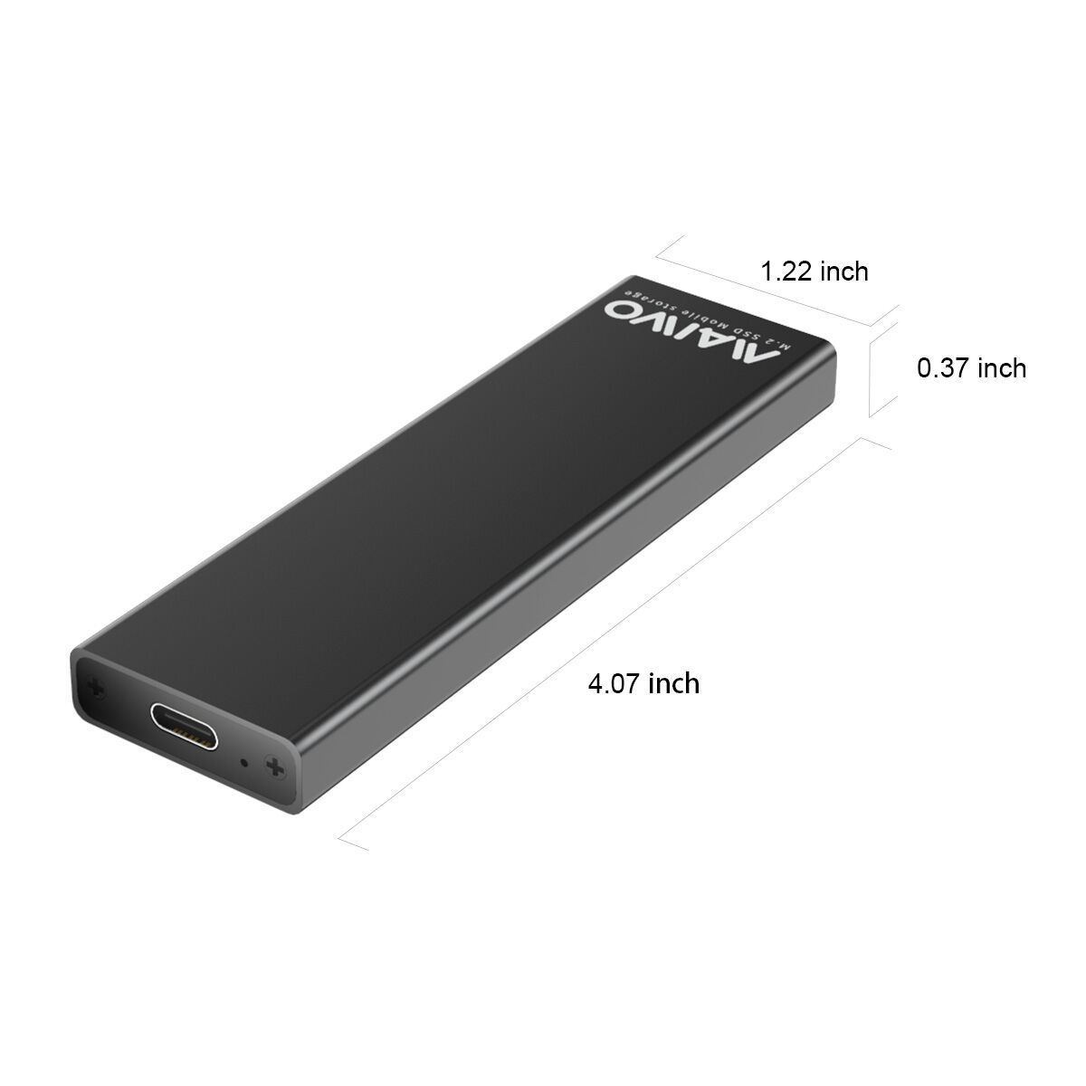 Maiwo K1688s Aluminum Sata M.2 Ssd Enclosure External Hdd Casing Case ...