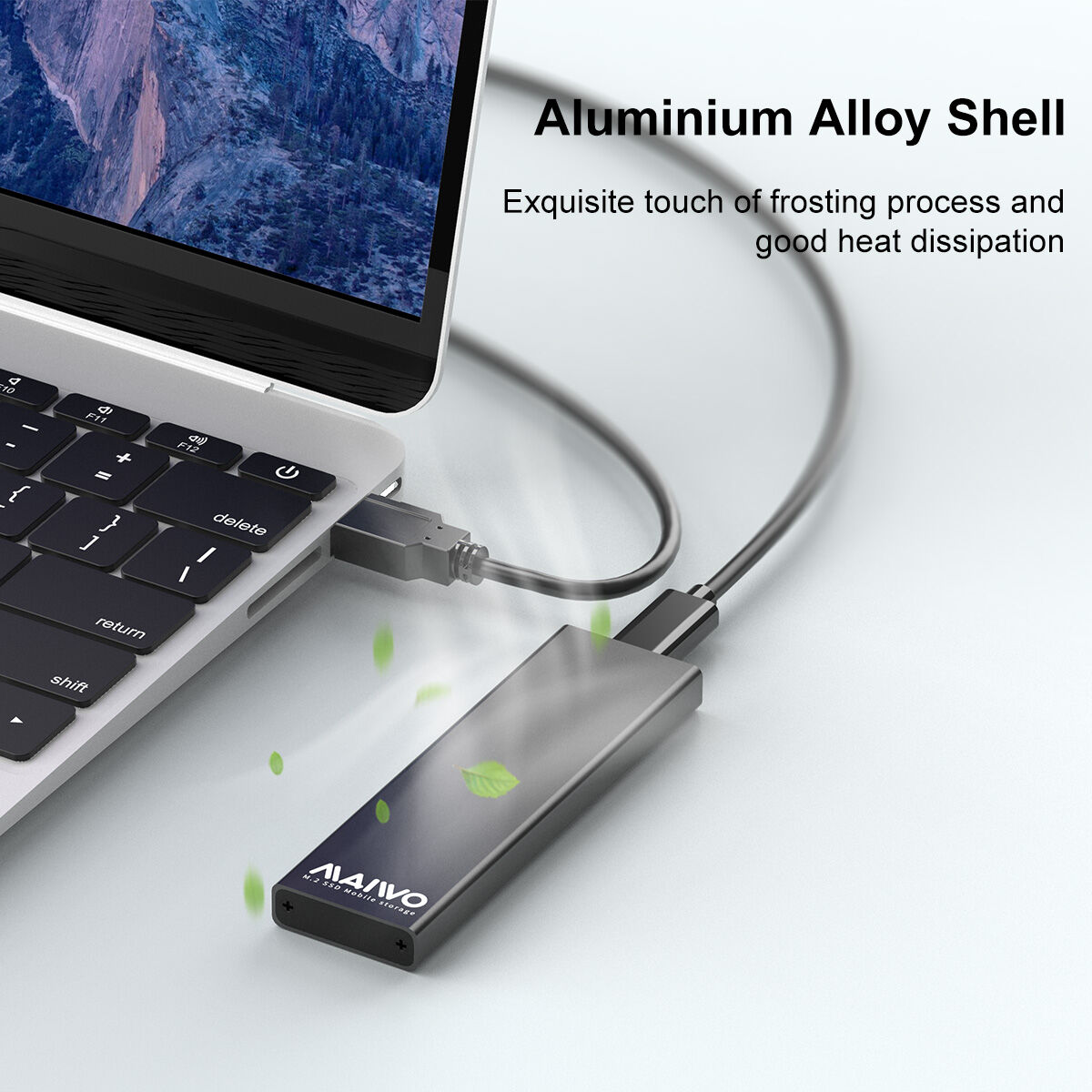 Maiwo K1688s Aluminum Sata M.2 Ssd Enclosure External Hdd Casing Case ...