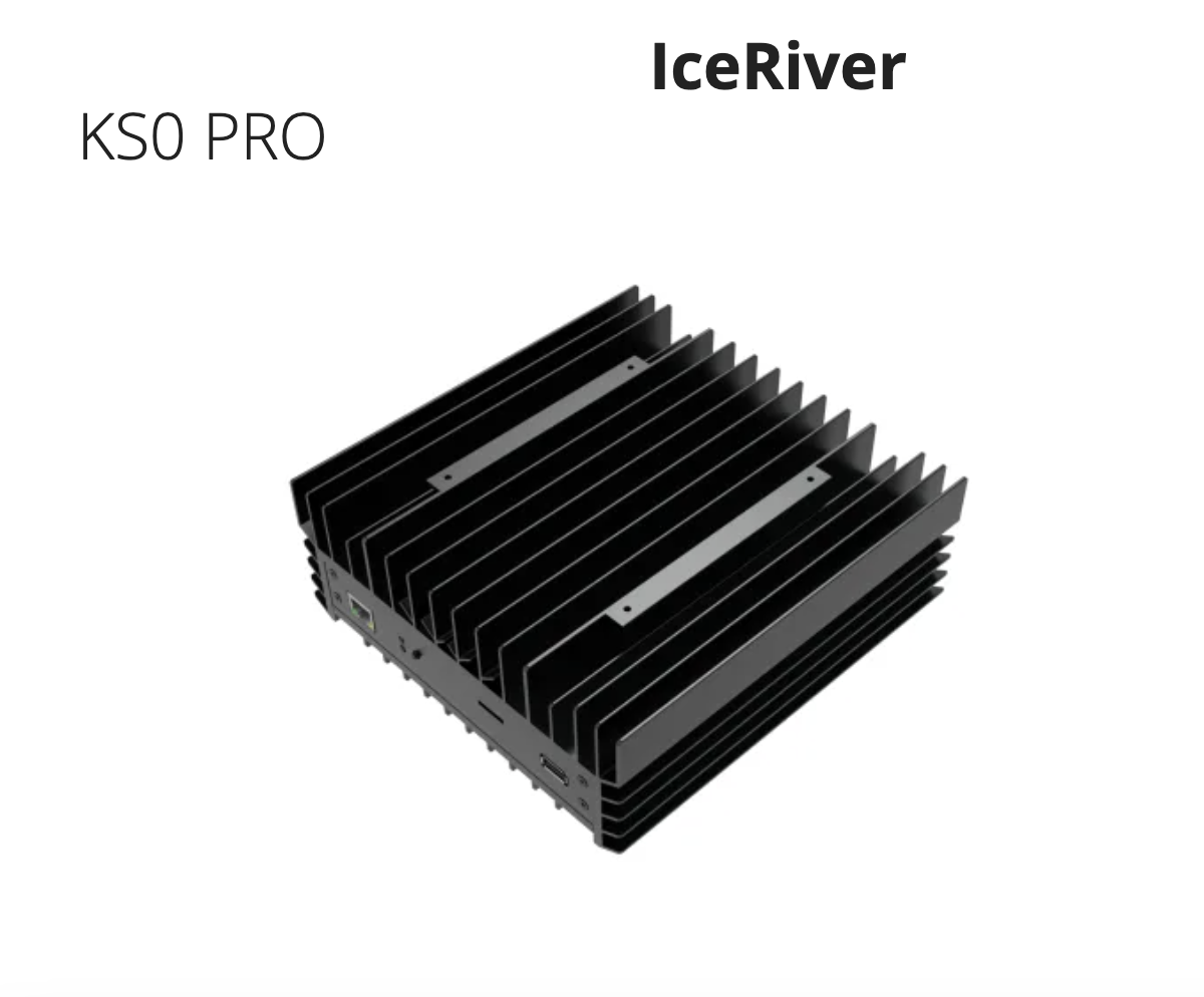Ks0 Pro From Iceriver Mining Kheavyhash Algorithm With A Maximum ...