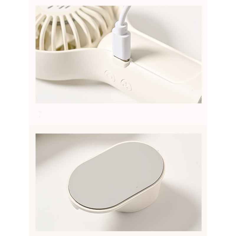 Spray Handheld Fan Portable Pocket Desk Fan 3 Speeds Strong Wind Usb ...