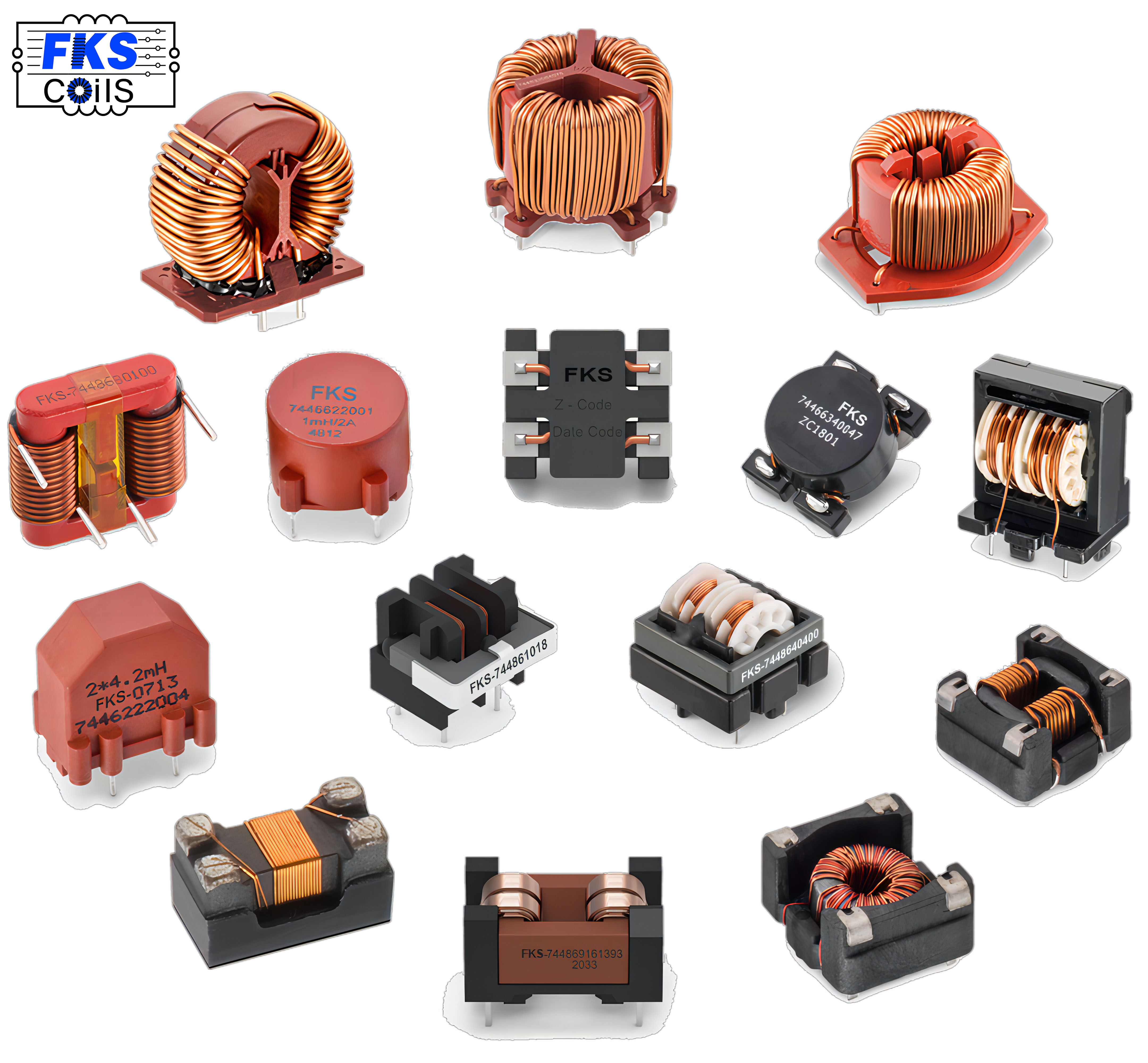 Fks Cmb Common Mode Power Line Choke Inductor 744821039 Manufacturer In ...