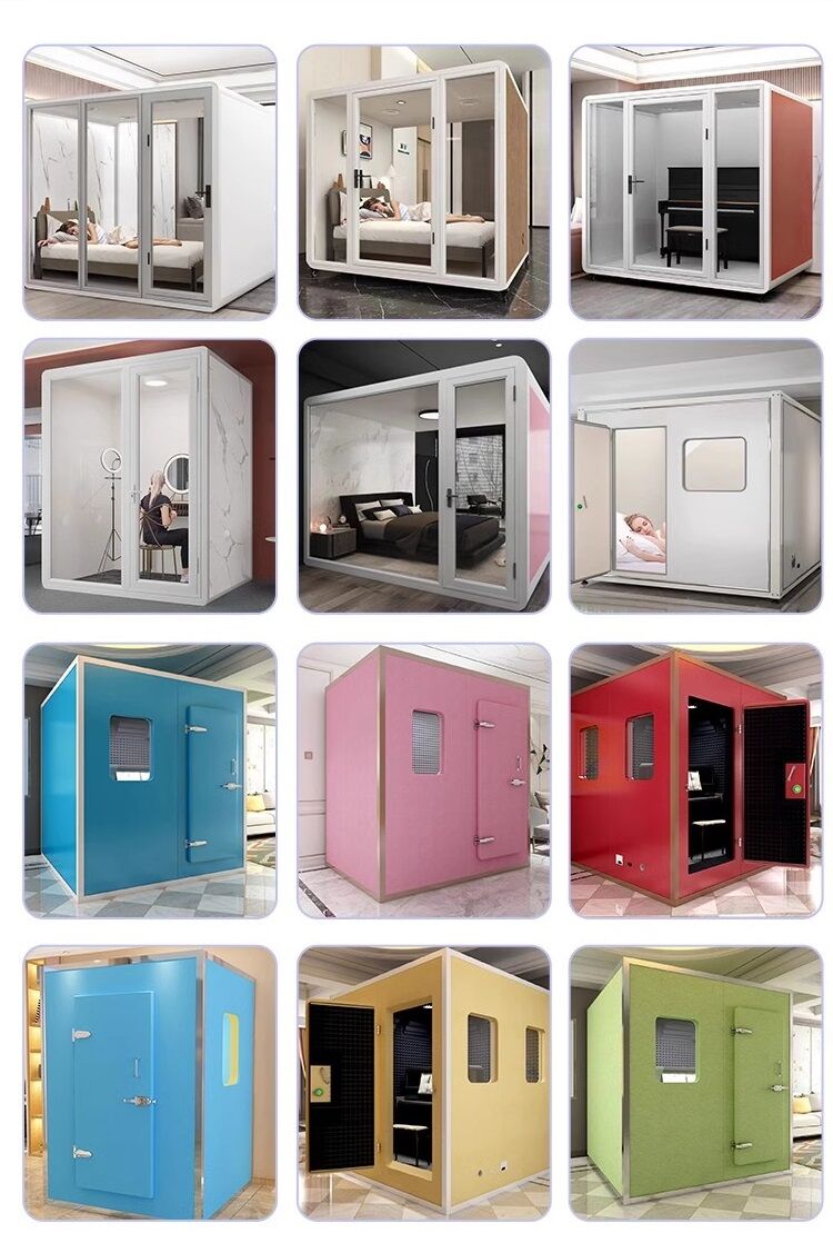 Wholesale Factory Price Movible Prefab Office Pod Rest Room Soundproof ...