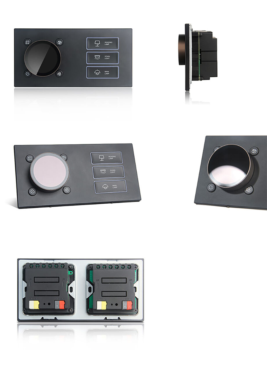Customized Knx Temperature Controller 3 Gang Push Button Switch Smart ...