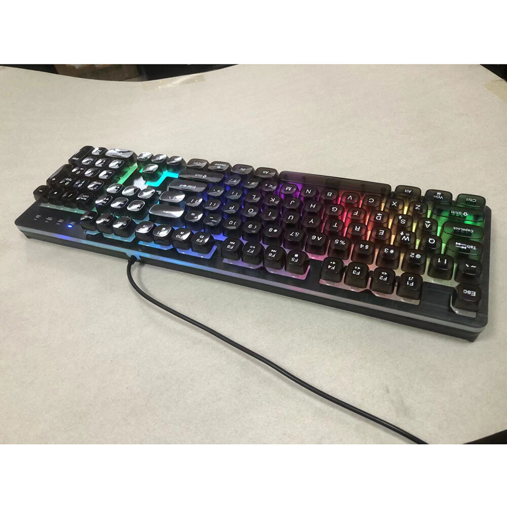 Buy China Wholesale 104 Keys Wired Transparent Keyboard Led Backlight ...