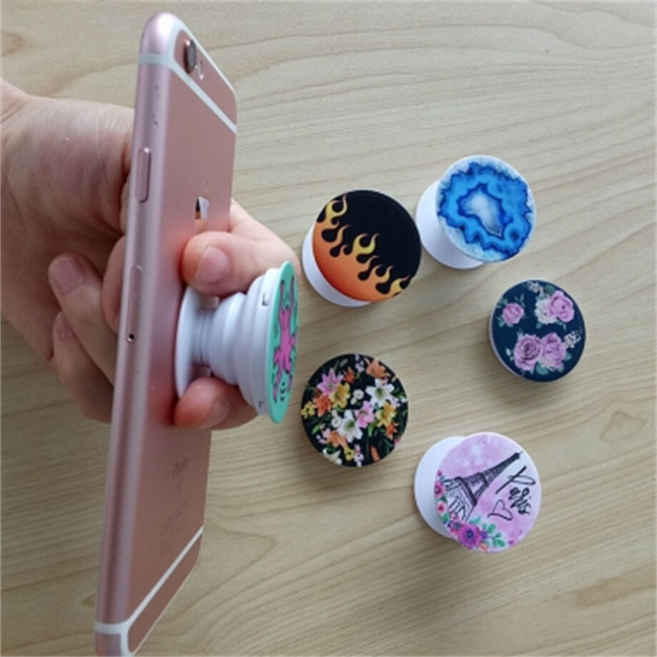 Factory Wholesale Custom Poppings Phone Socket Up Grip Holder With ...