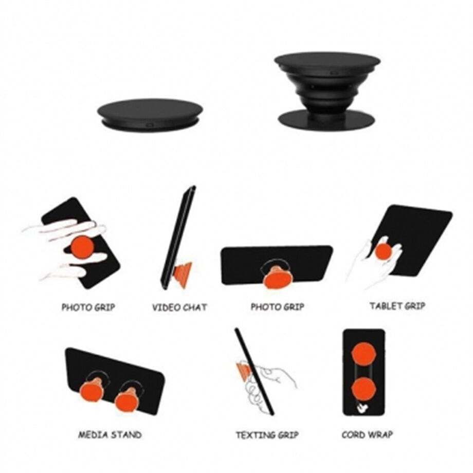 Factory Wholesale Custom Poppings Phone Socket Up Grip Holder With ...