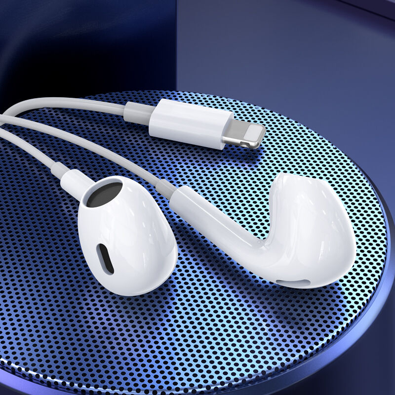 High Quality Wired Headset Stereo For I Phone Earpond With Mic Wired ...
