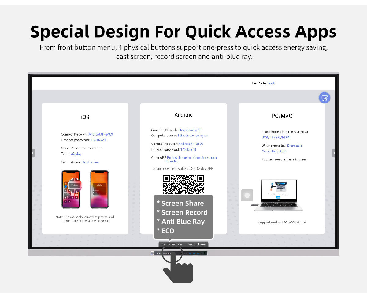 Multimedia Material Sinteractive Q&a All In One Pc Interactive Flat ...