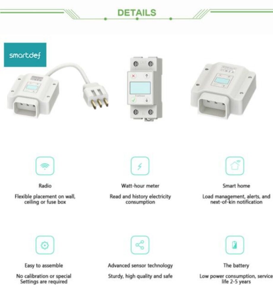 Ac Dc Dual Power Wired Interconnectable Smoke Detector Fire Protection ...