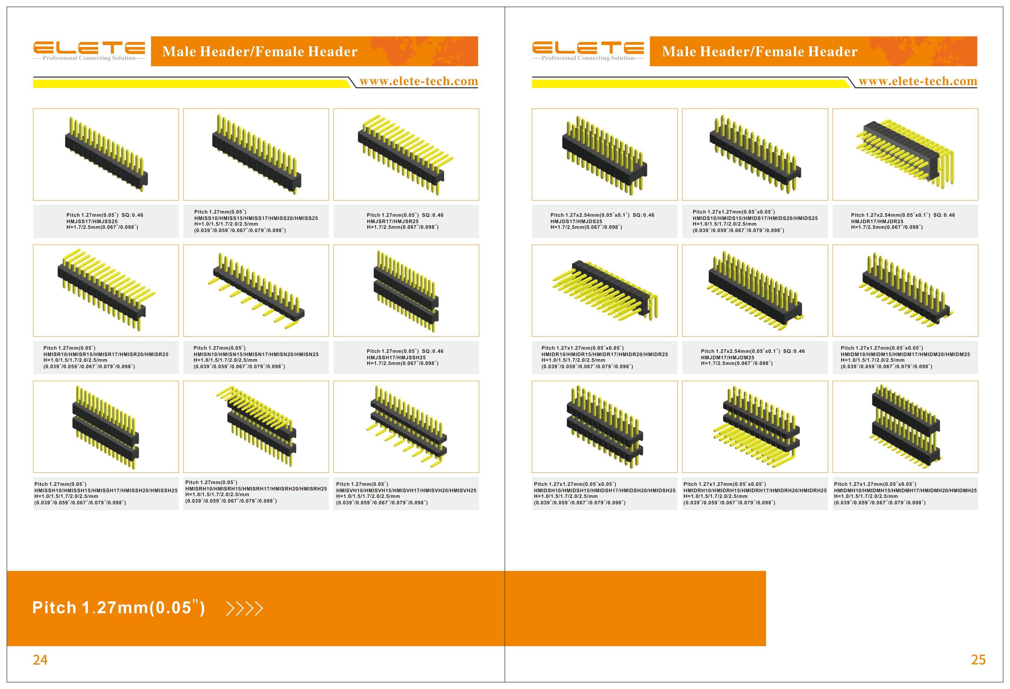 Buy China Wholesale Factory Price 2.54mm Pitch Box Header With Ejector ...