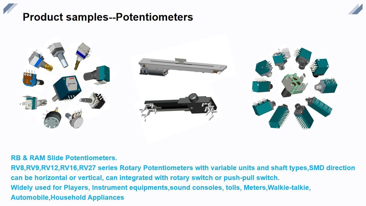 Rv9dr1ns Factory Price 9mm Rotary Potentiometer With Rotary Switch ...