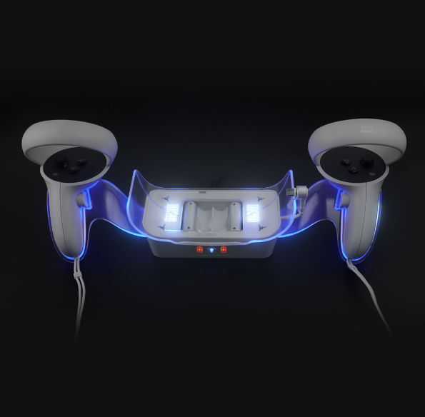 Dobe Official Ty-2806 Vr Glasses Handle Contact Charger For Oculus ...