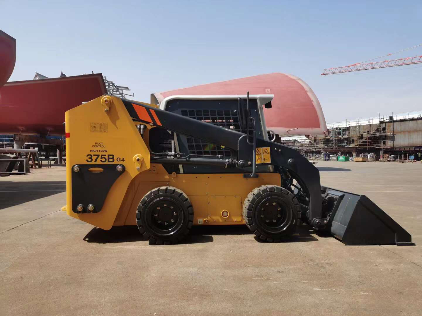 Chinese Brand New 50.3 Kw 375b Skid Steer Loader With Competitive Price ...