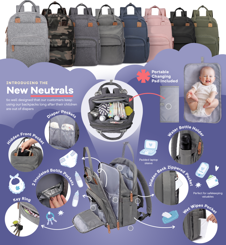 Bulk Buy China Wholesale Factory Direct Oem Large Diaper Tote Bags Baby ...