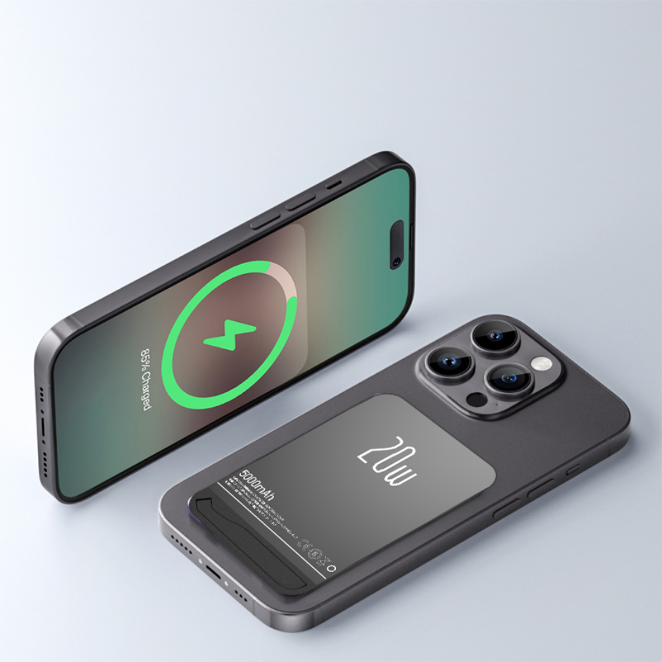 Buy China Wholesale Magnetic Wireless Portable Charger ,mini 5000mah Pd ...