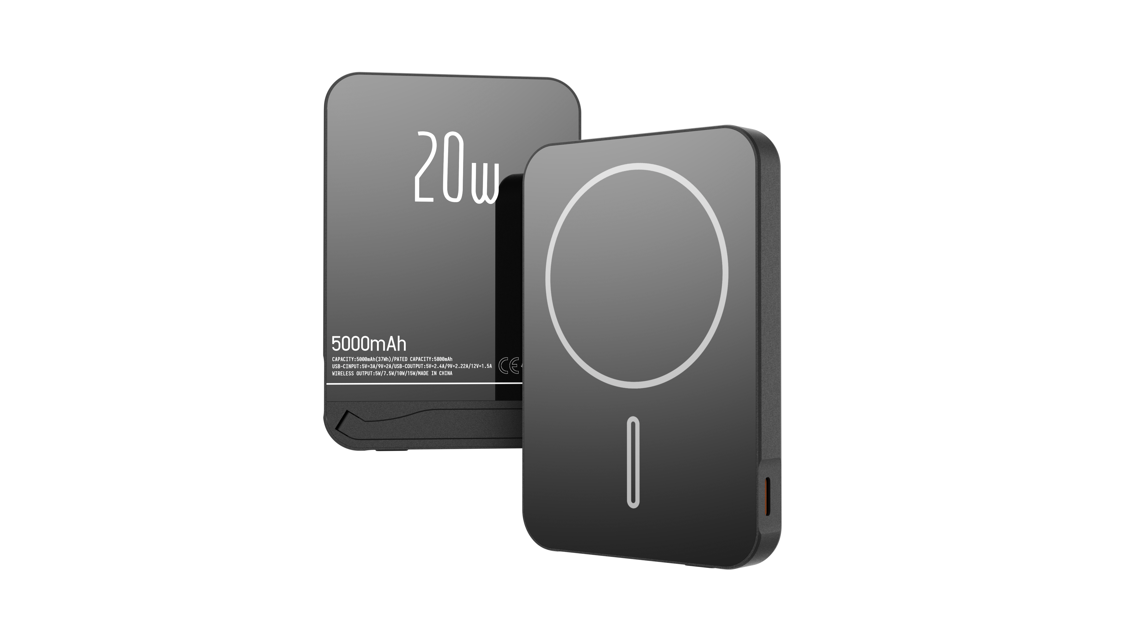 Buy China Wholesale Magnetic Wireless Portable Charger ,mini 5000mah Pd ...