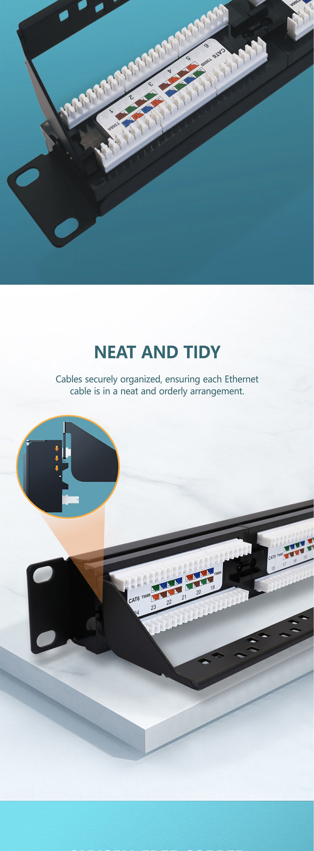 Buy China Wholesale Factory Oem/odm Detachable Utp Cat6 Unshielded 24 ...