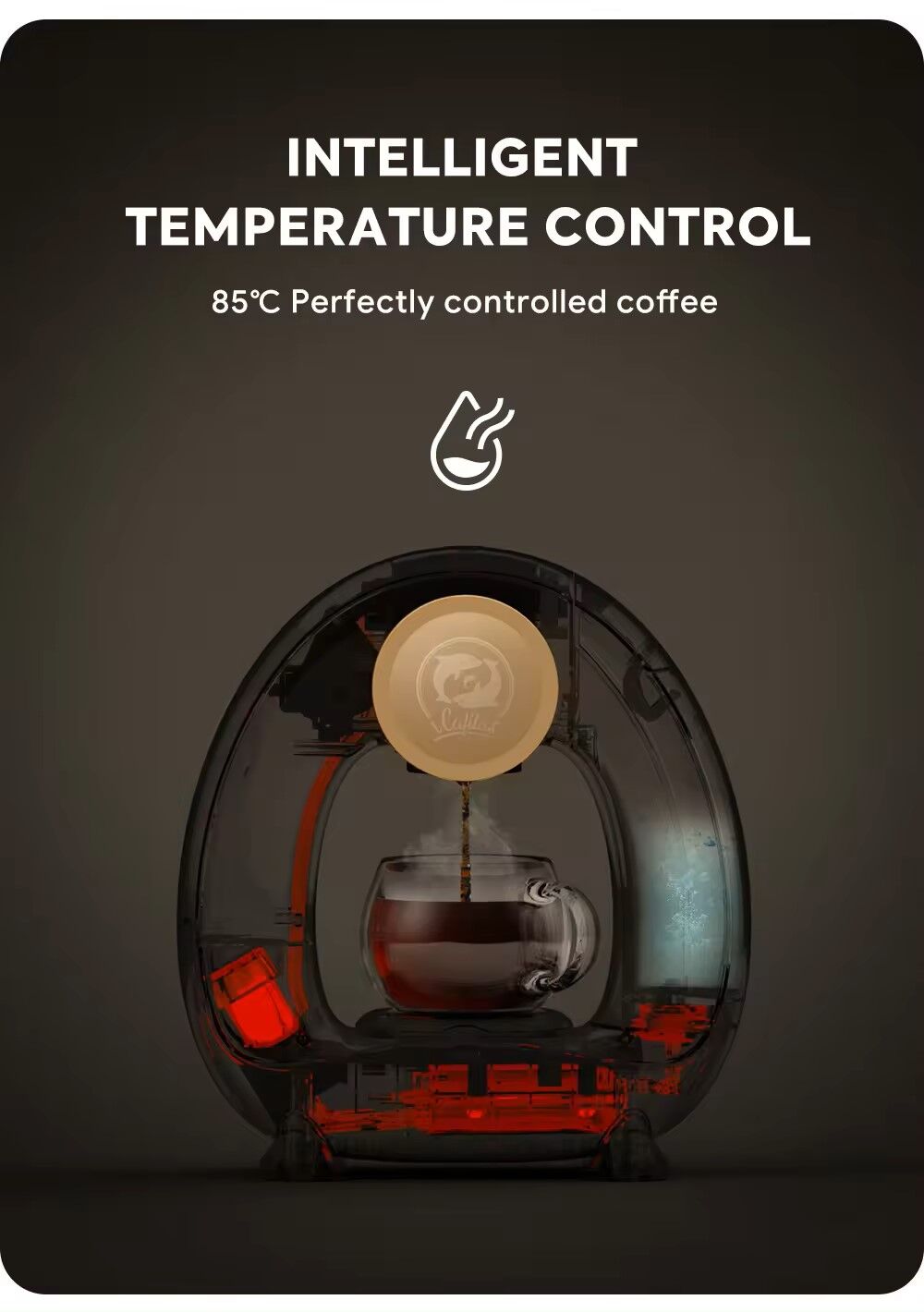 Mini Q Coffee Machine Portable American Coffee Machine For Home Office ...