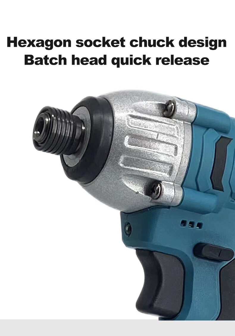 Brushless Lithium Battery Impact Wrench High Power Electric Drill ...