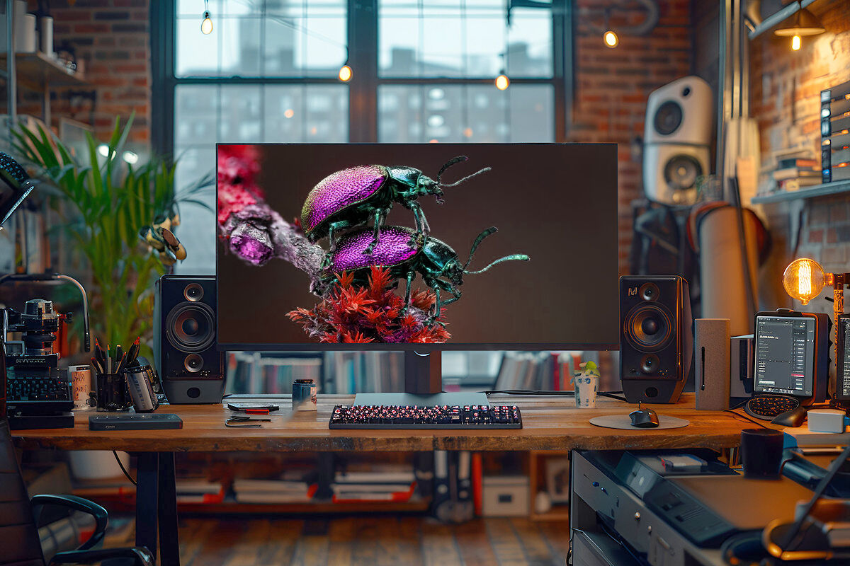 27 Inch Fhd 165hz Gaming Monitors With Height Adjustable Stand Rgb Back ...