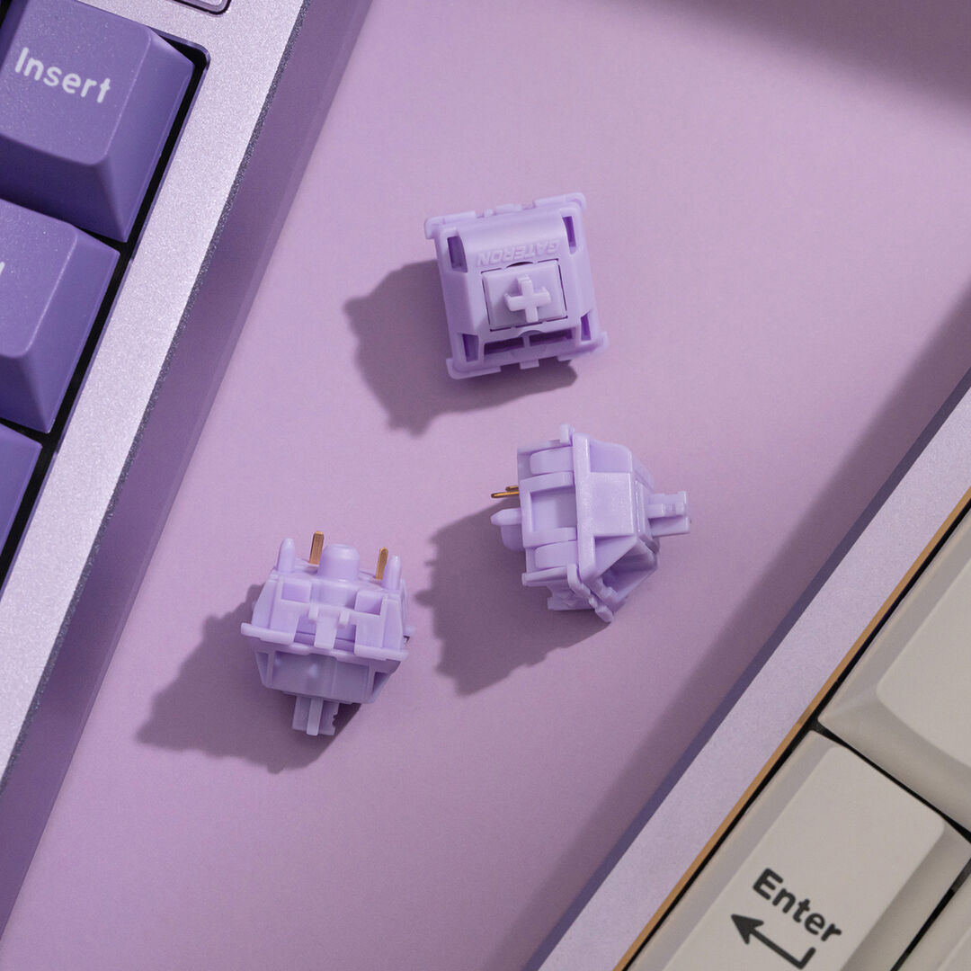 Factory Direct High Quality China Wholesale Full Pom Switch 5 Pins Purple Ws Pom+ Switches ...