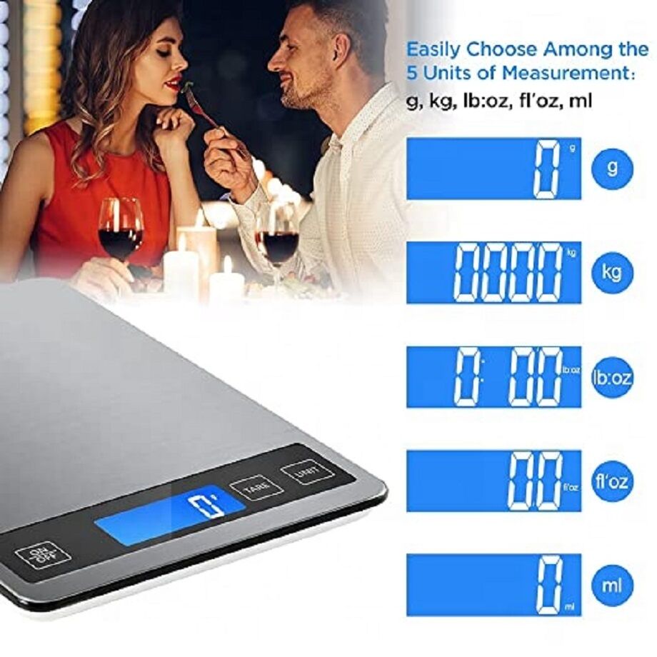 Supplier Stainless Steel Usb Rechargeable Digital Kitchen Scale For ...
