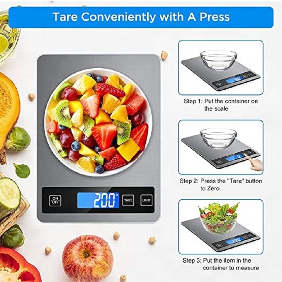 Supplier Stainless Steel Usb Rechargeable Digital Kitchen Scale For ...