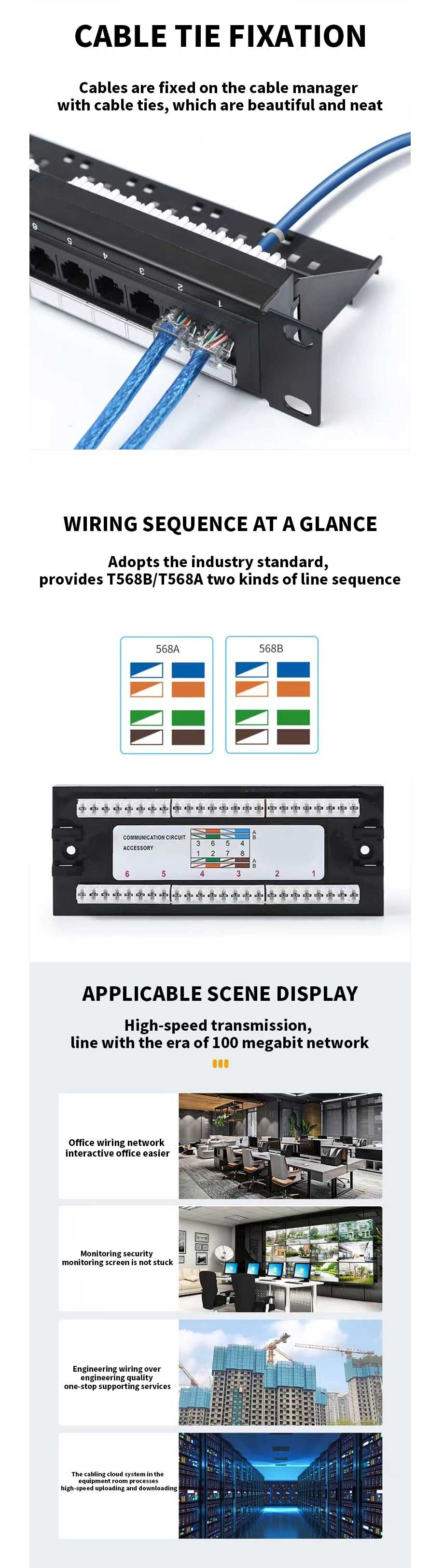 Wholesale 48 Port 2u Utp Patch Panel Cat6 Patch Panel With Cable ...