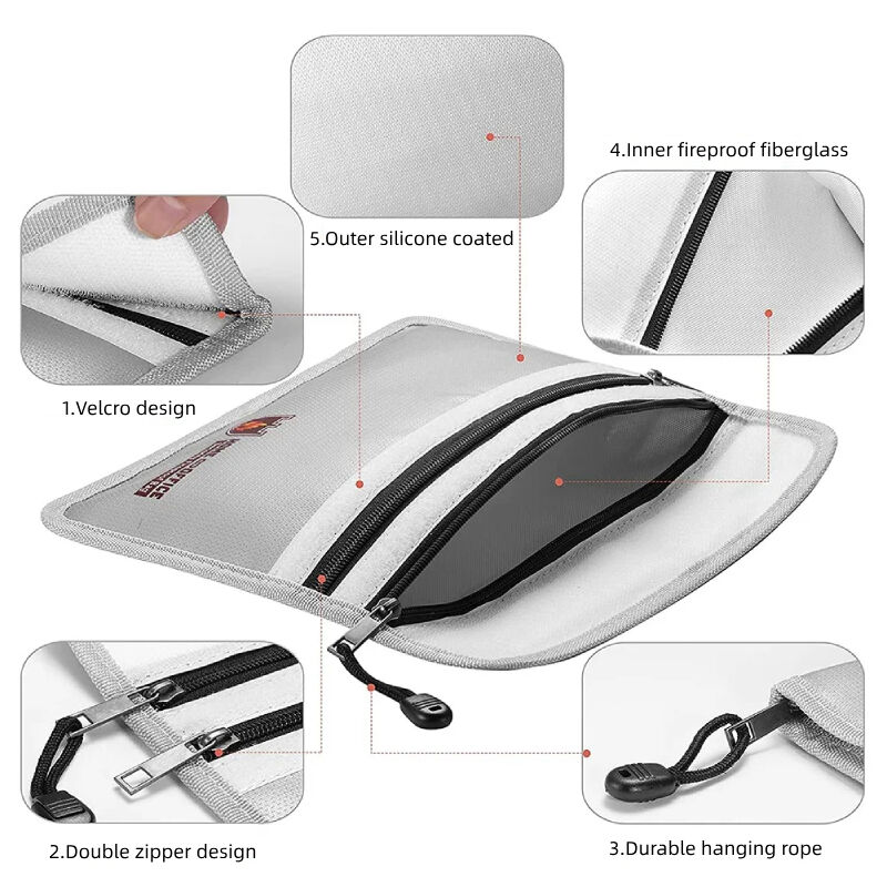 Buy China Wholesale Fireproof Document Bag Waterproof And Fireproof ...