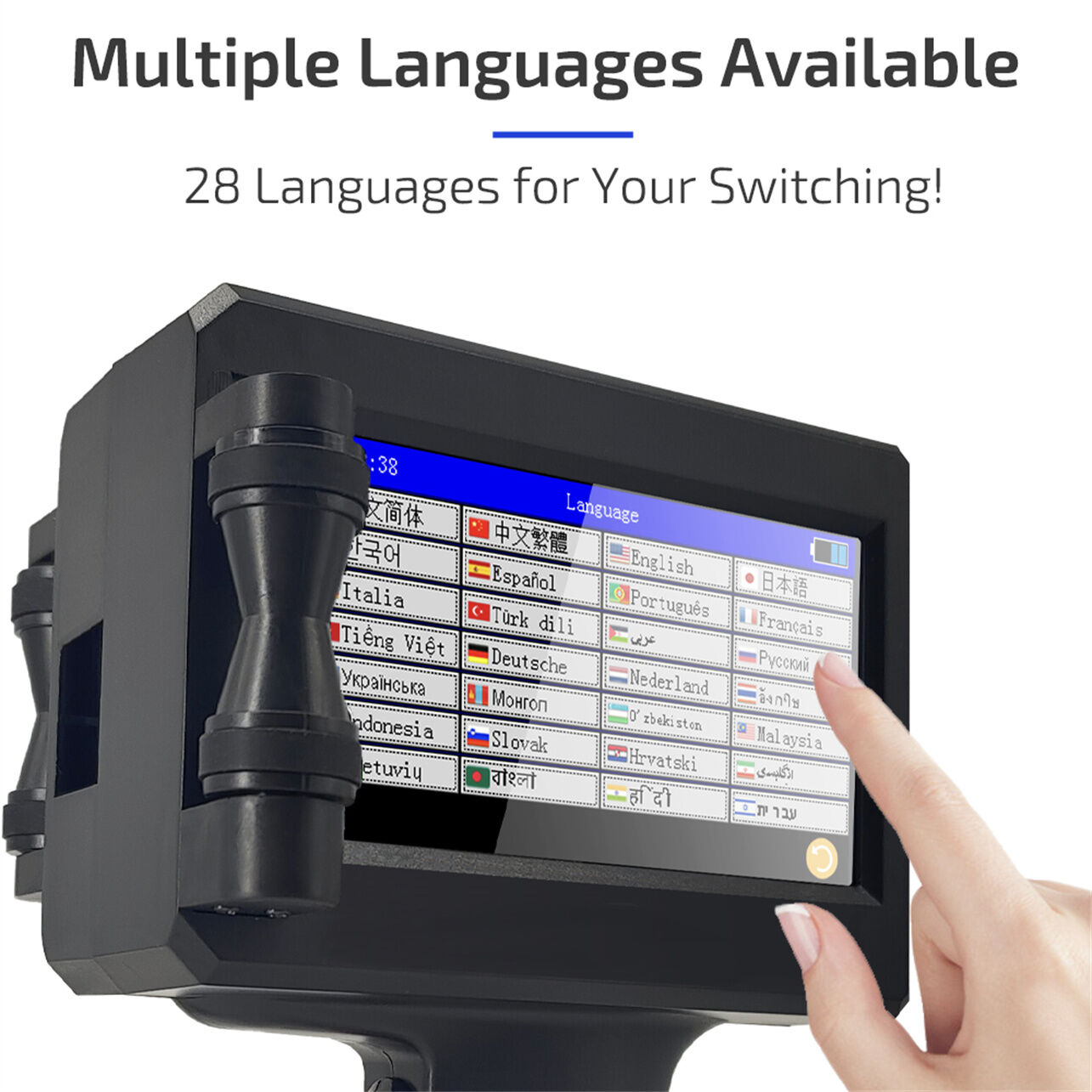 Factory Price Portable Easy Printing Batch Coding Machine Handheld ...