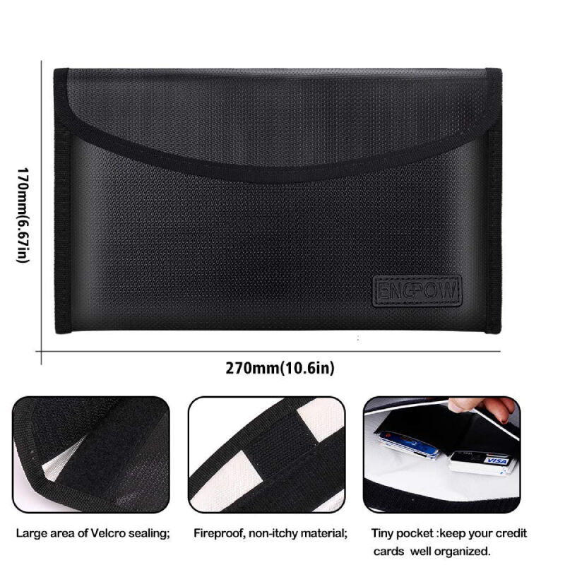 Buy China Wholesale Fireproof Document Bag With Money Bag Cash Small ...