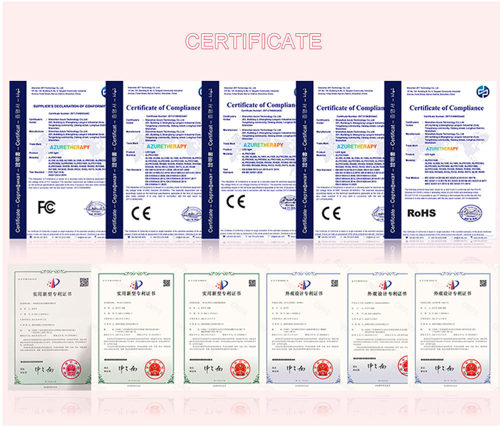 Oem/odm 5/7 Wavelengths Azure Rh3600 Phototherapy Near Infrared Device ...