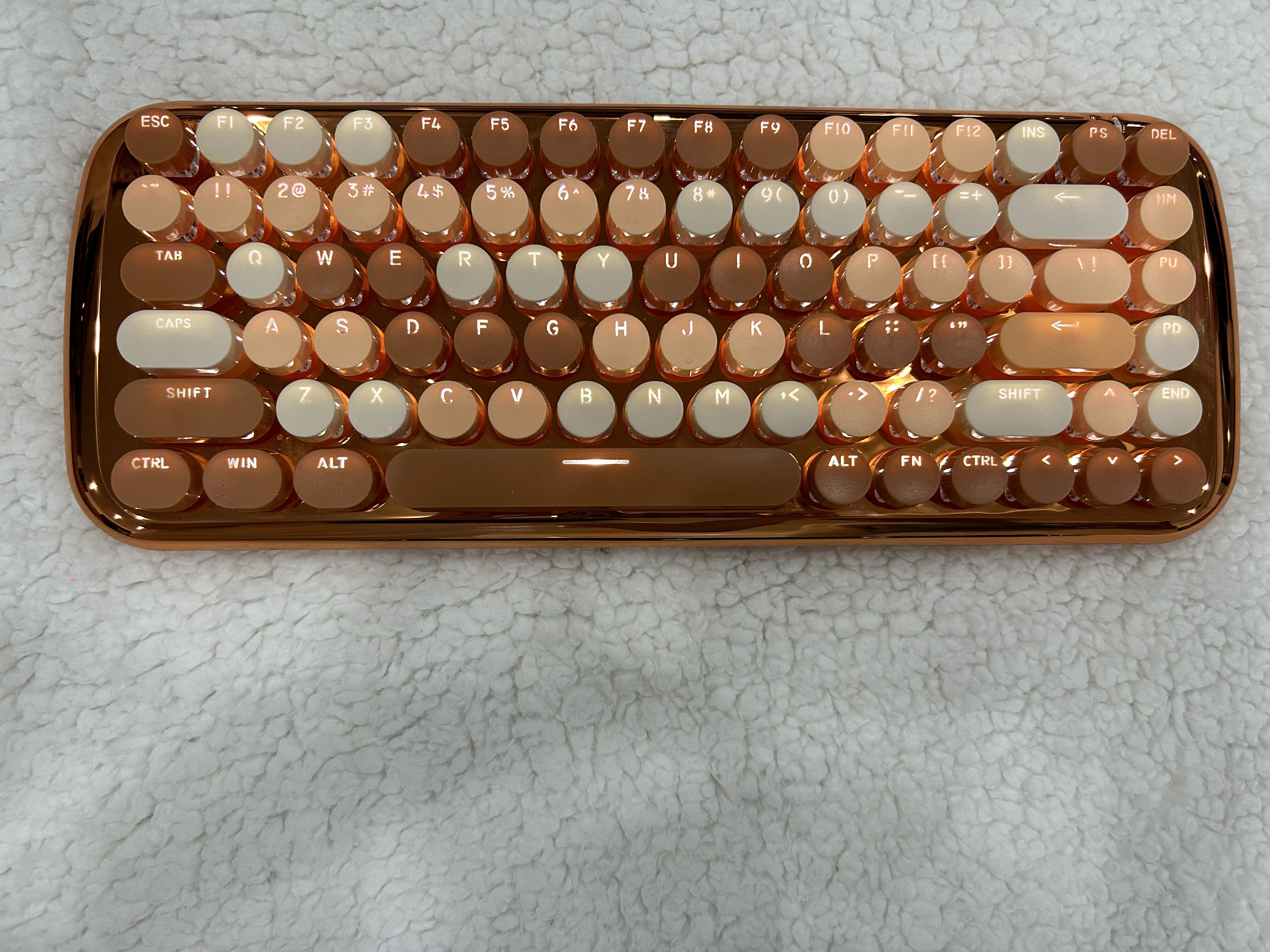 High End Factory Price Mechanical Bluetotoh Keyboard With 2 4g Colorful