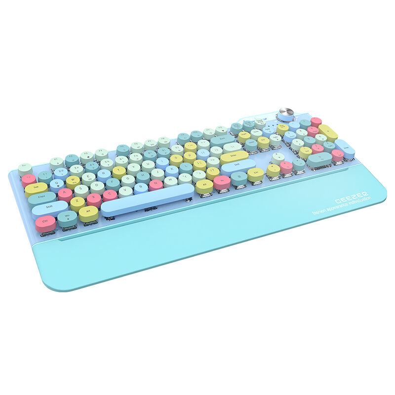Mofii Geezer G7 Sk-058btwg 104 Keys Wired Gaming Mechanical Keyboard ...