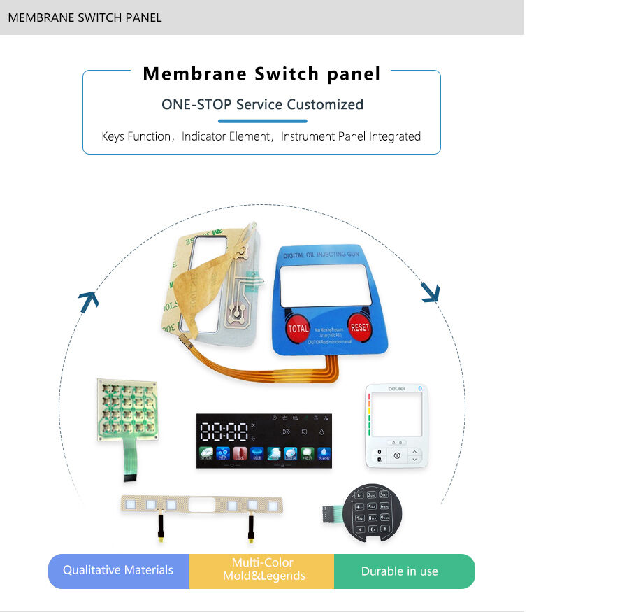 Factory Sales Tactile Control Graphic Overlay Waterproof Acrylic ...